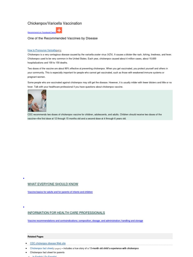 Chickenpox | PDF