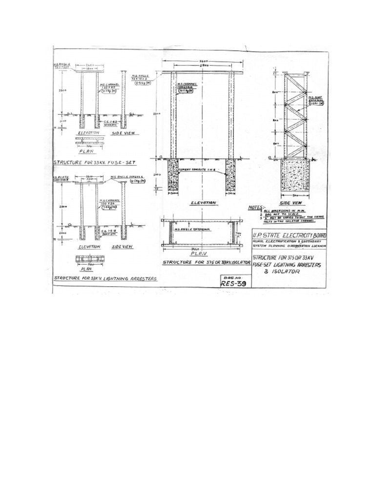 33 KV Bus Gantry | PDF