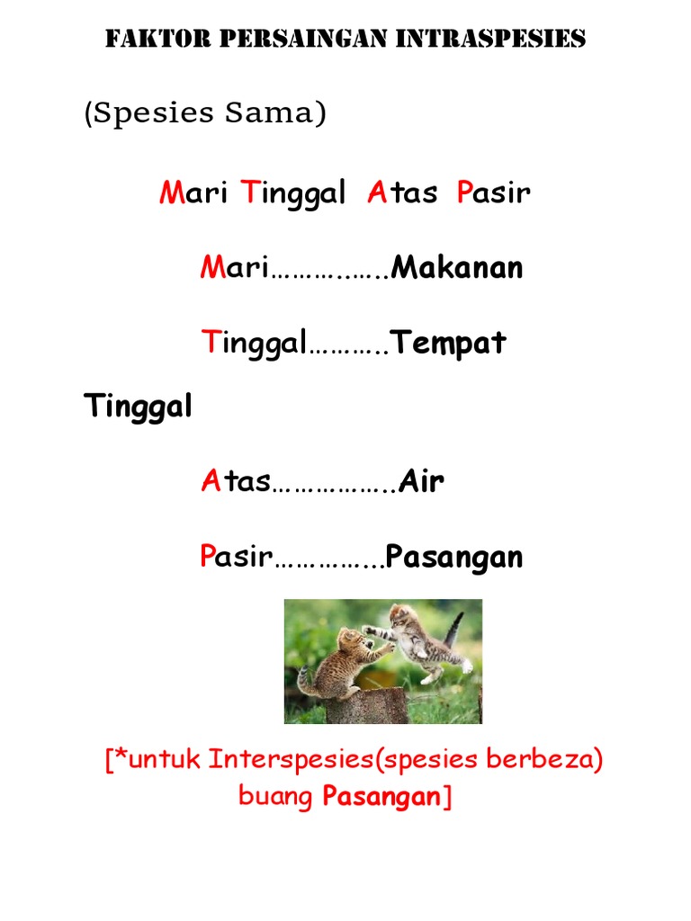 Faktor Persaingan Intraspesies | PDF | Griya & Taman | Sains & Matematika