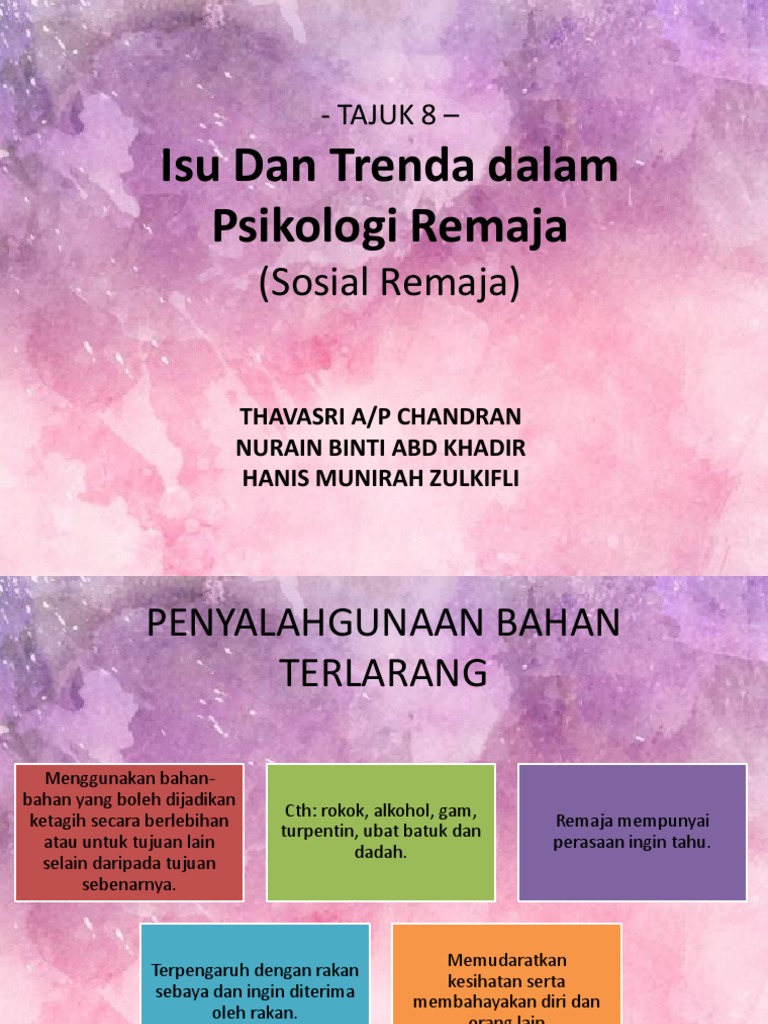 Remaja dan Cabaran Zaman Moden | PDF