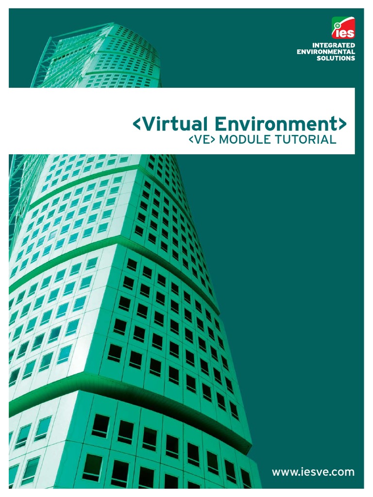 IES VE Tutorial | PDF | 3 D Computer Graphics | Simulation