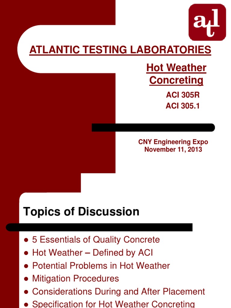 ACI 305R: Hot Weather Concreting Guide | PDF | Industries | Concrete