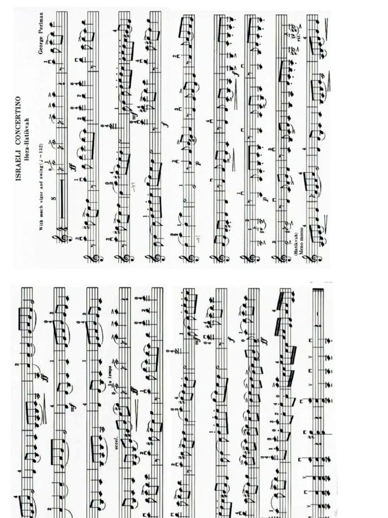 G.Perlman: Israeli Concertino | PDF