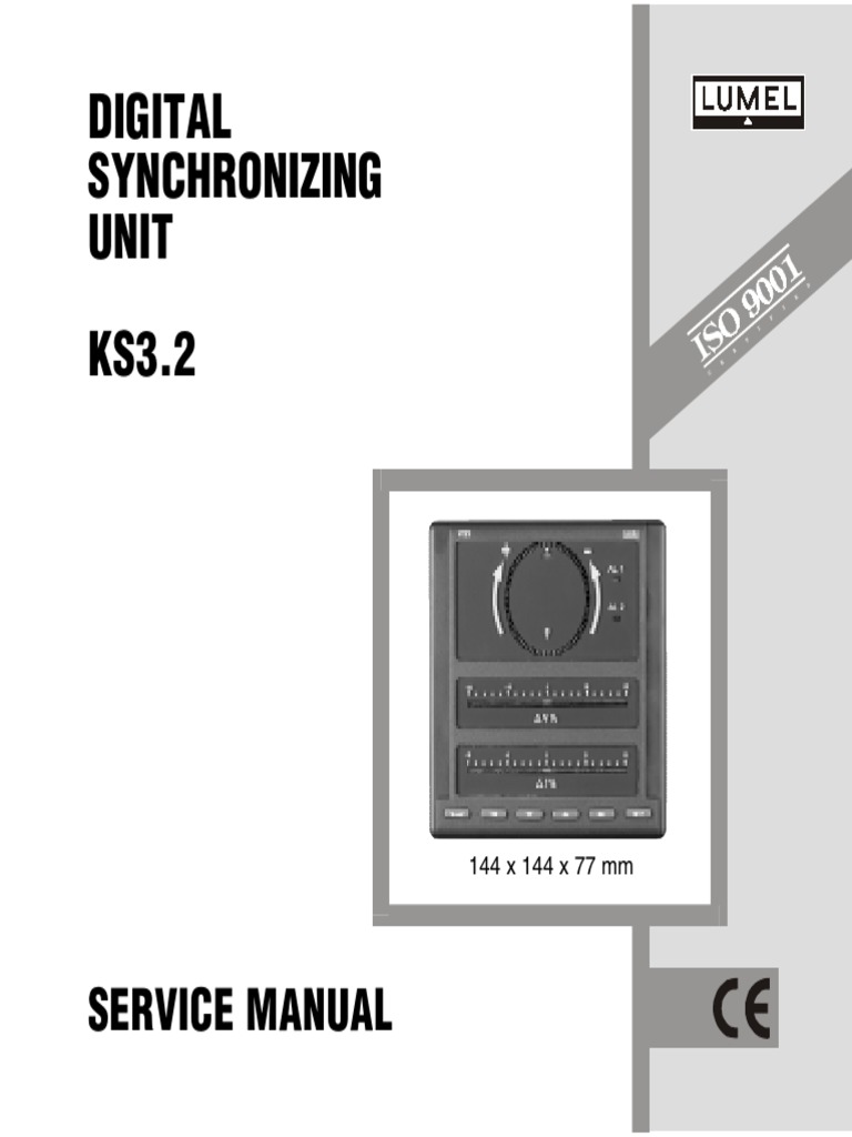 Digital Synchronizing Unit KS32 - Service Manual 1 | PDF