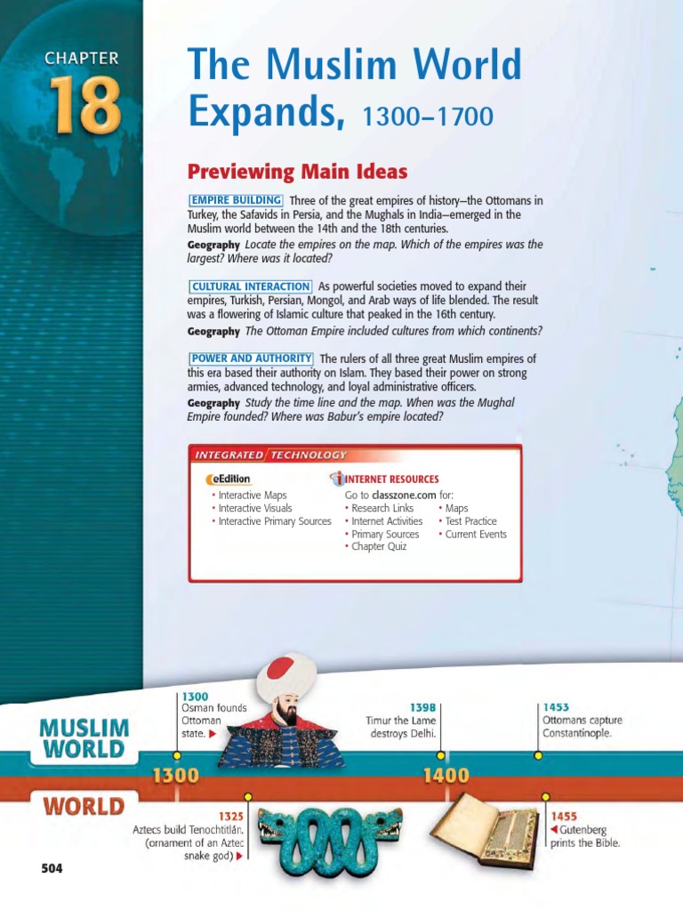 McDougal Chapter 18 - The - Muslim - World - Expands Done PDF | PDF ...