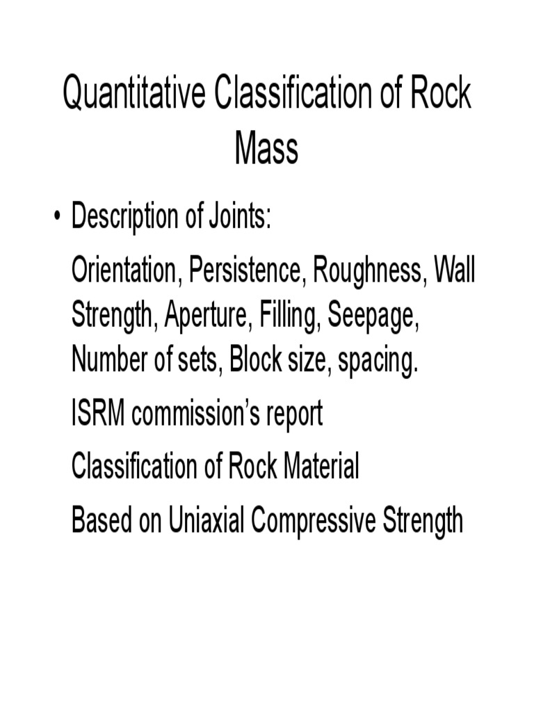 Hoek-Brown Critera and GSI | PDF | Soil Mechanics | Structural Geology