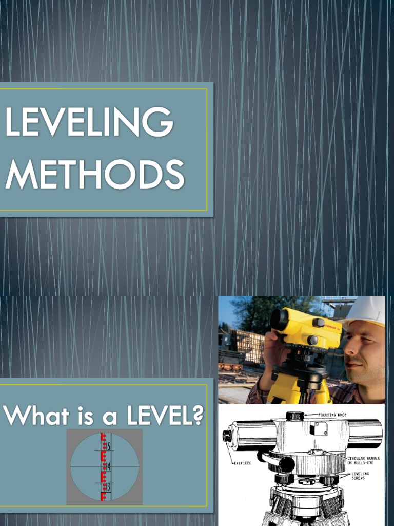 Leveling Methods | PDF | Surveying | Geomatics