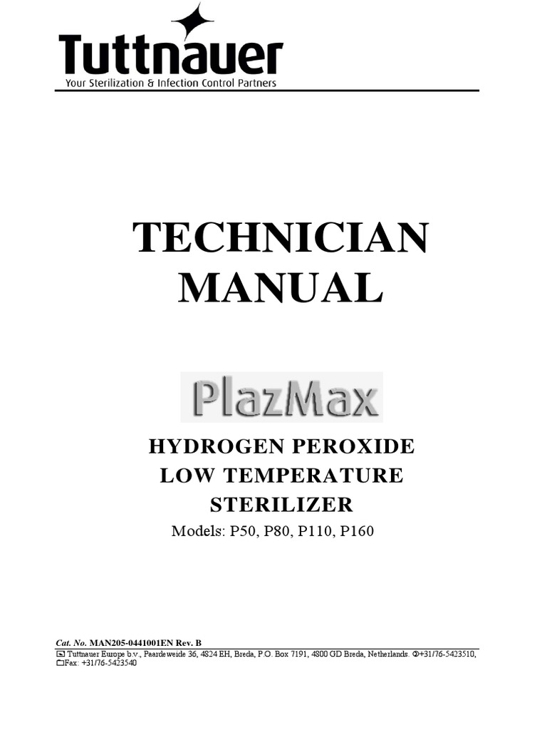 Plazmax Servicio PDF | PDF | Sterilization (Microbiology) | Vacuum Tube