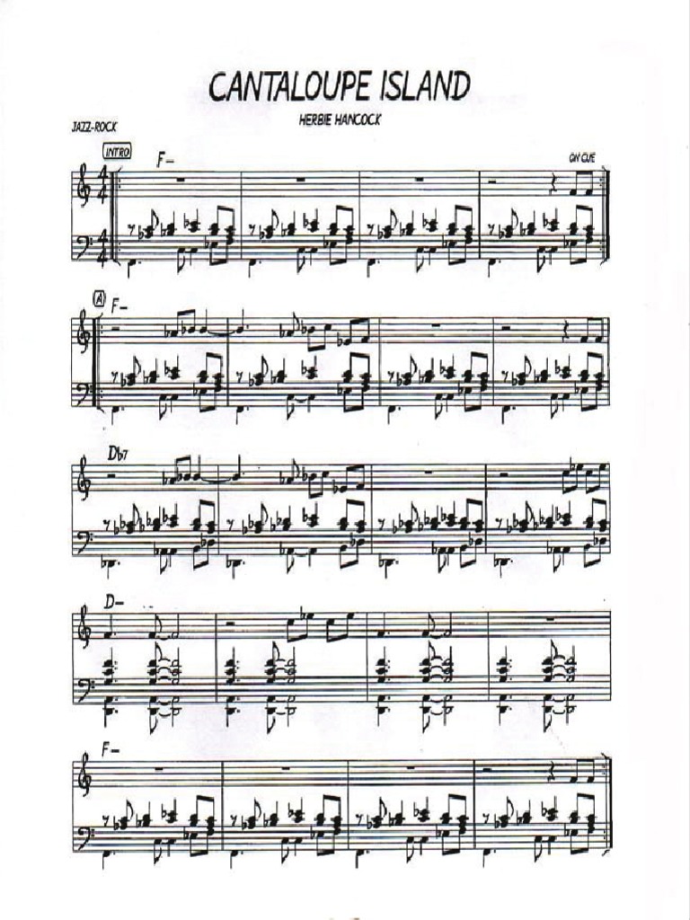 Cantaloupe Island Sheet Music PDF