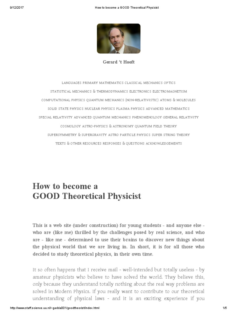How to Become a GOOD Theoretical Physicist | Theoretical Physics | Physics