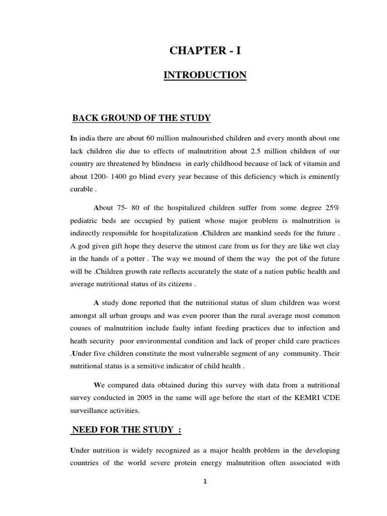 Malnutrition Final Pdf Malnutrition Validity Statistics