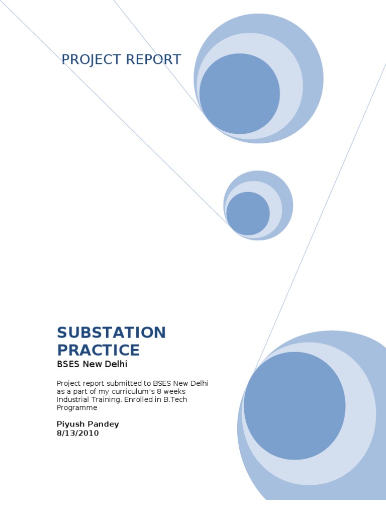 SCADA Project Report | PDF | Transformer | Electric Power System