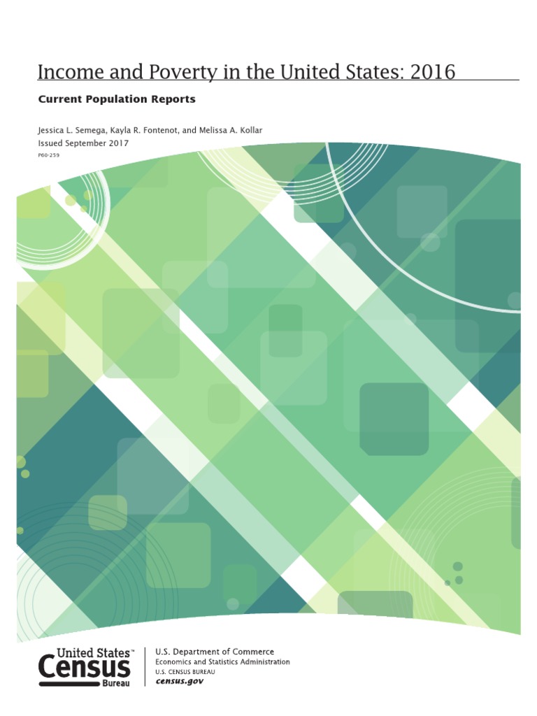 Income And Poverty In The United States Pdf Household Income In The