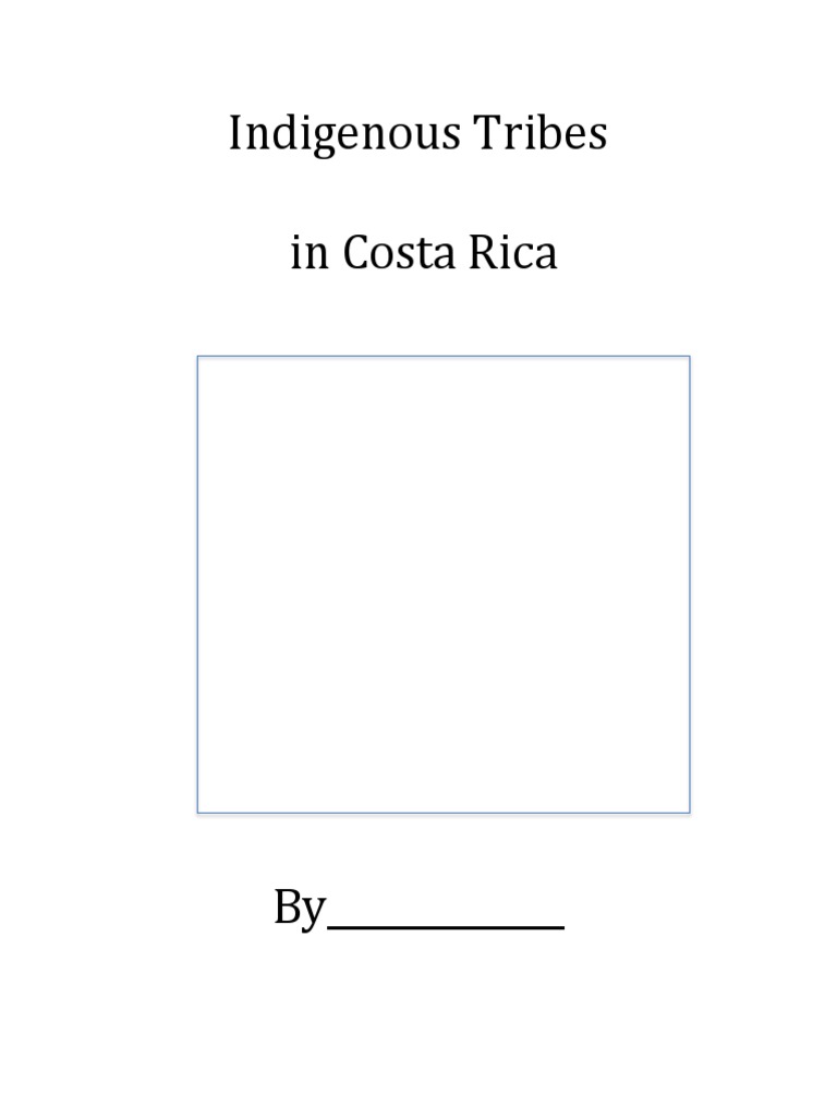 Indigenous Tribes Booklet | PDF