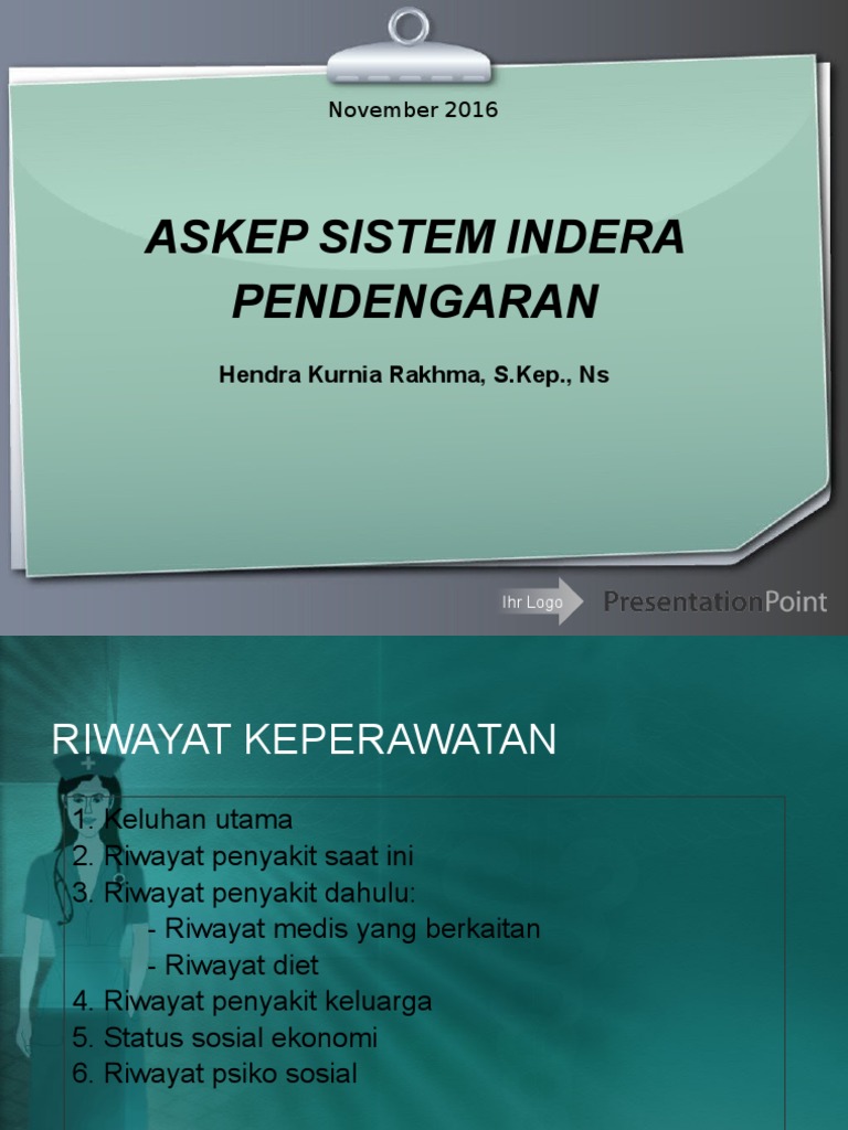 Askep Sistem Indera Pendengaran | PDF