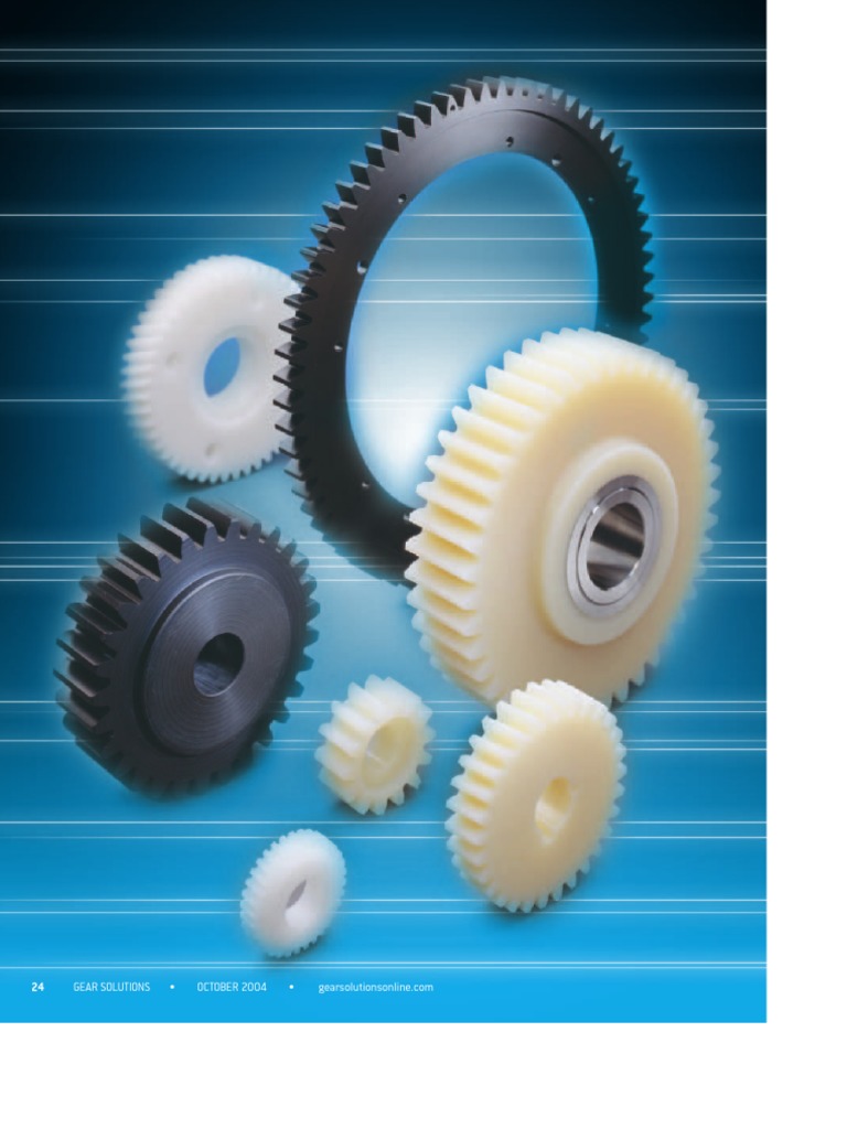 Engineering Principles for Plastic Gears | Gear | Wear