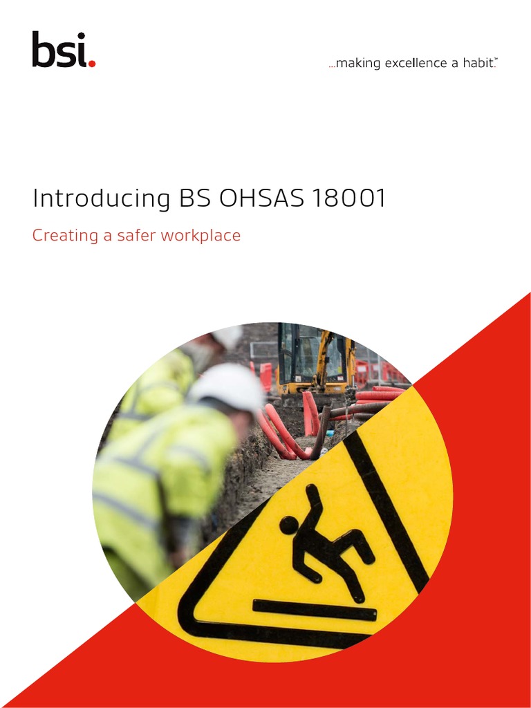 BS OHSAS 18001 Introduccion Web | PDF | Certification | Occupational ...
