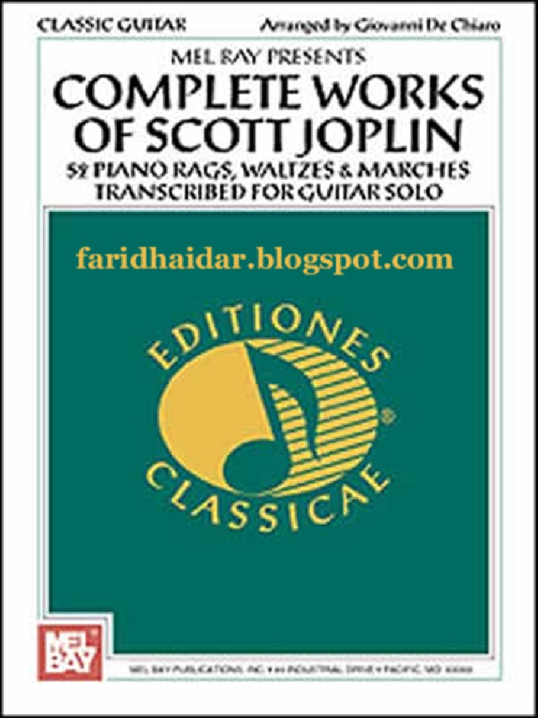 Scott Joplin Complete Works For Guitar Solo PDF | PDF | Ragtime