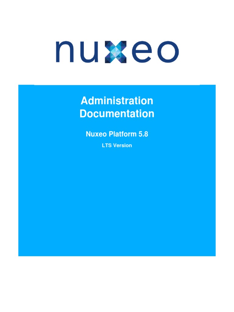 Nuxeo Platform 5.8 Administration Documentation | PDF | Java (Programming Language) | Linux
