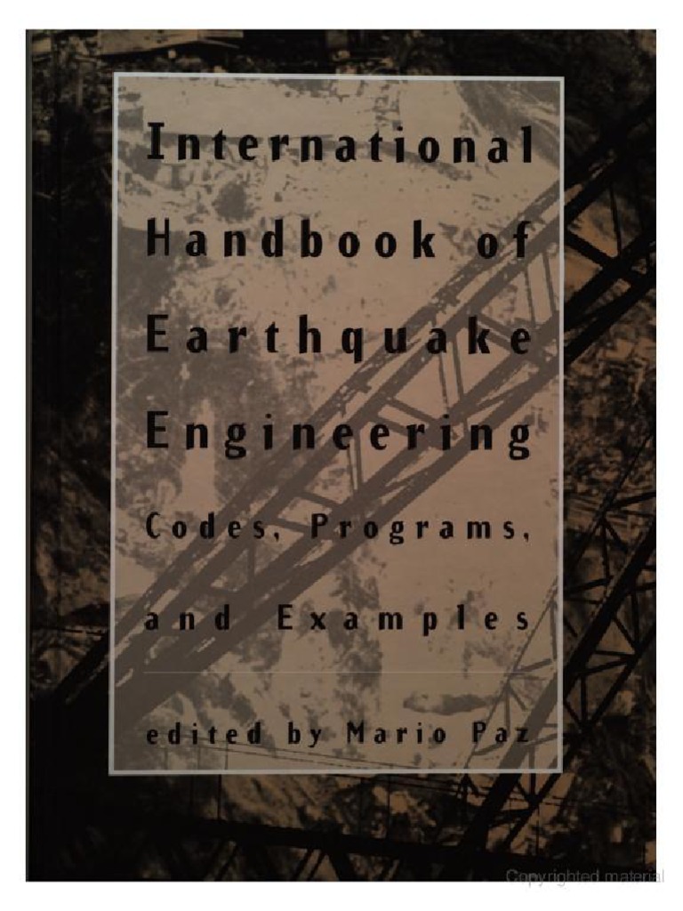 International Handbook of Earthquake Engineering Codes, Programs, and ...