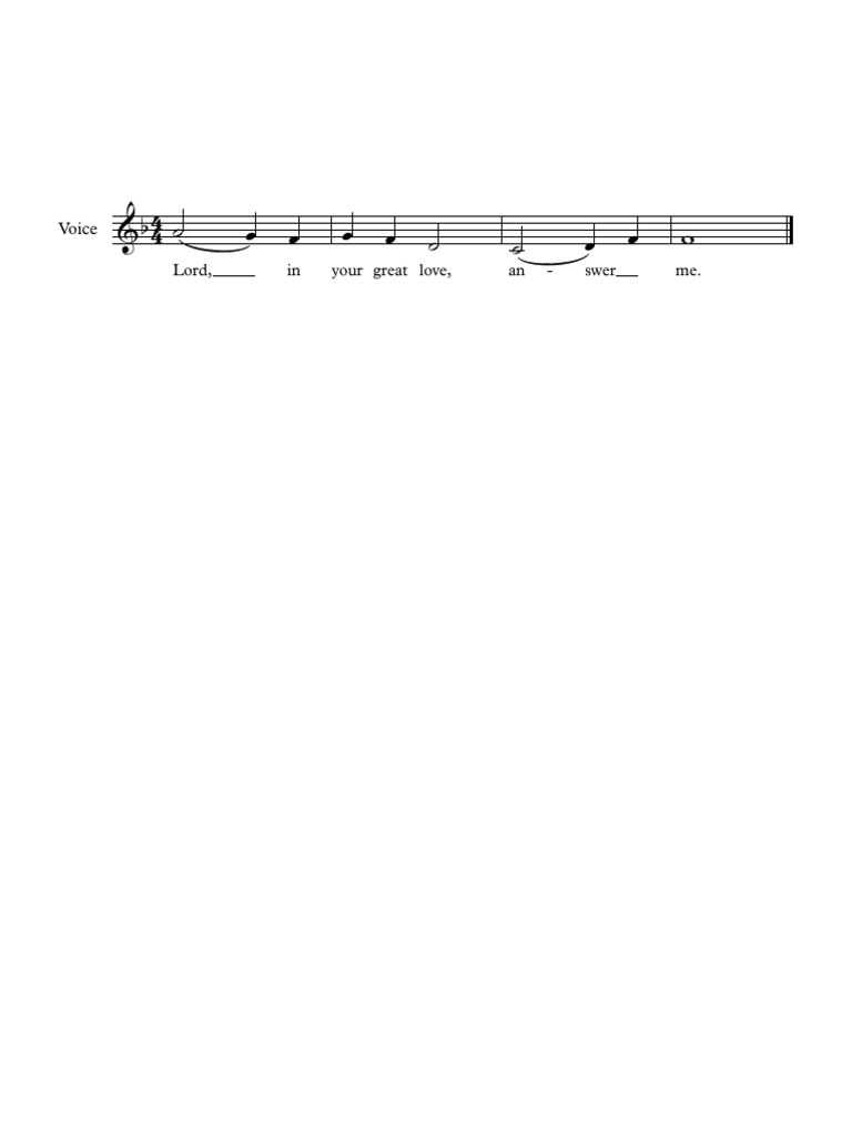 Psalm | PDF