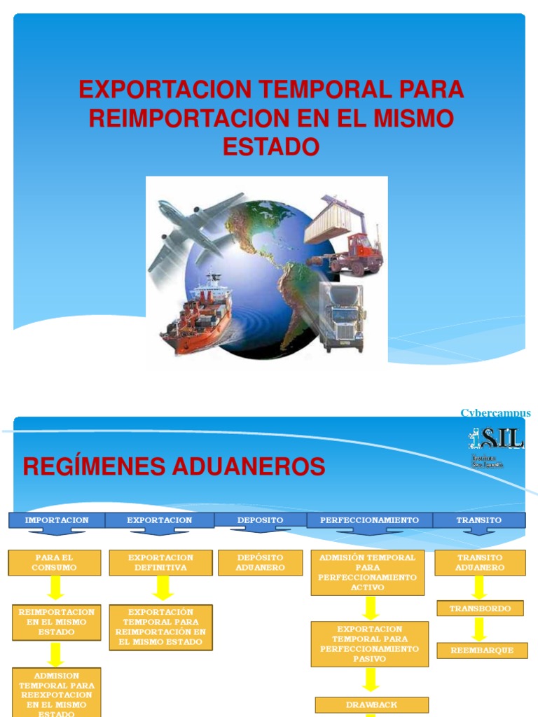 Exportacion Temporal | Aduana | Comercio