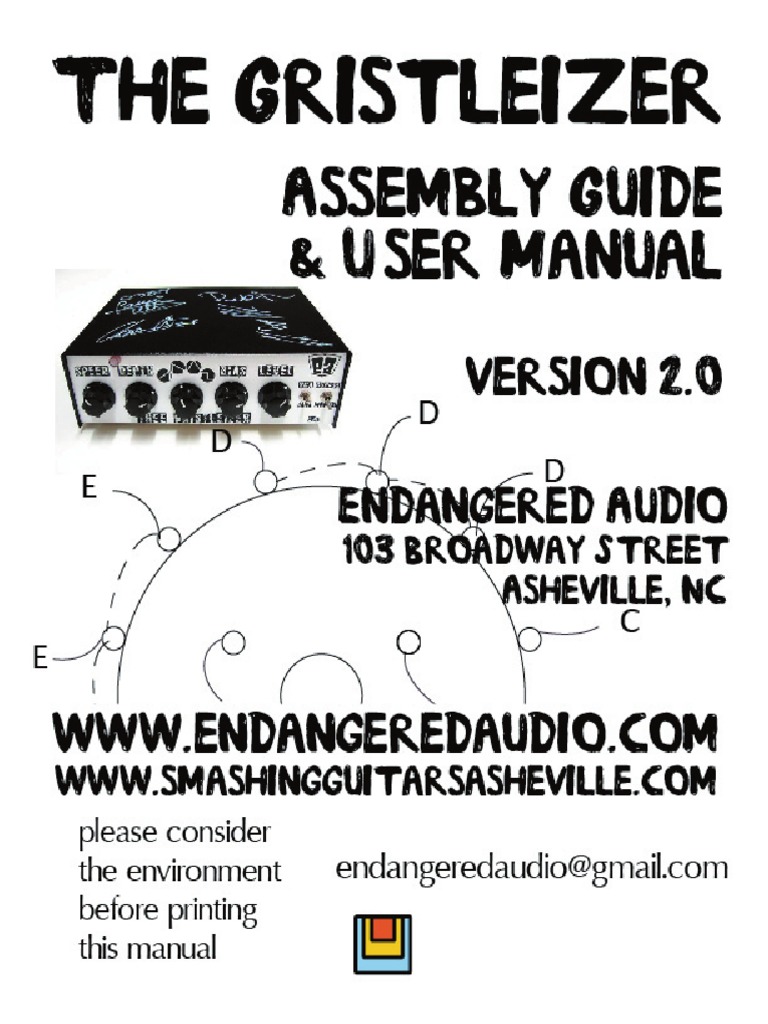 Gristleizer Diy Asembly Guide | PDF