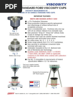Din 4 MM Standard and Dip Cups | PDF | Viscosity | Calibration