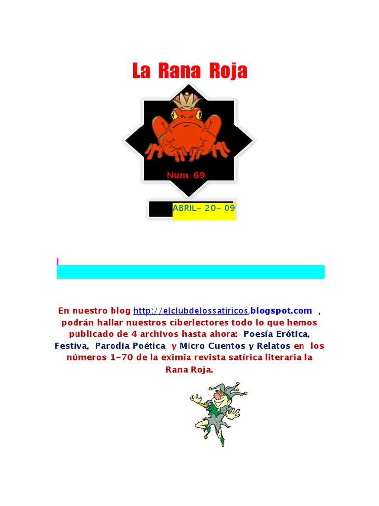 La Rana Rene PDF | PDF | Sátira | México