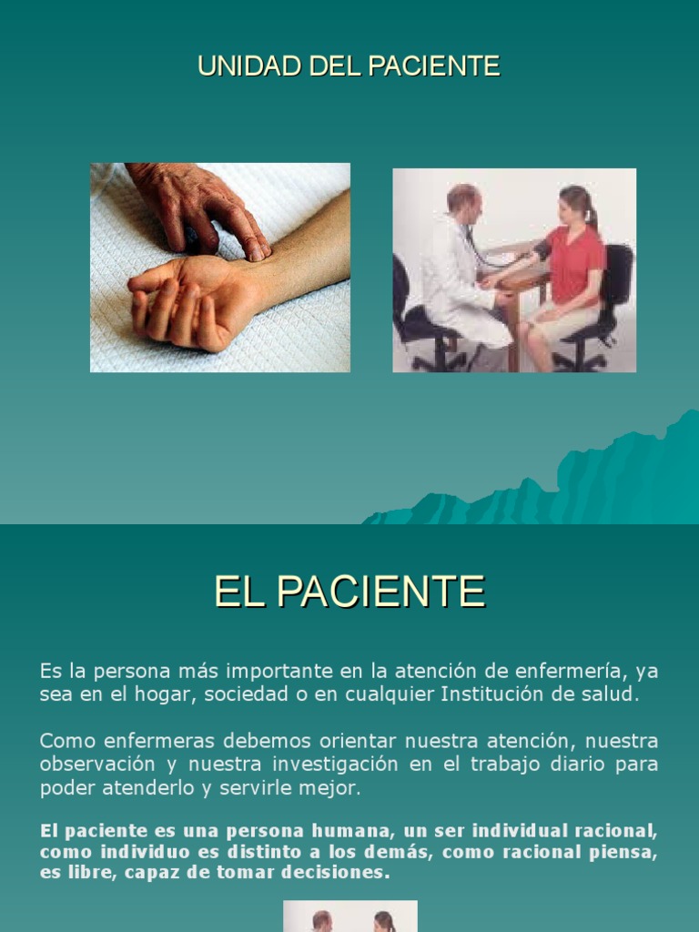 Unidad Del Paciente | PDF | Enfermería | Mueble
