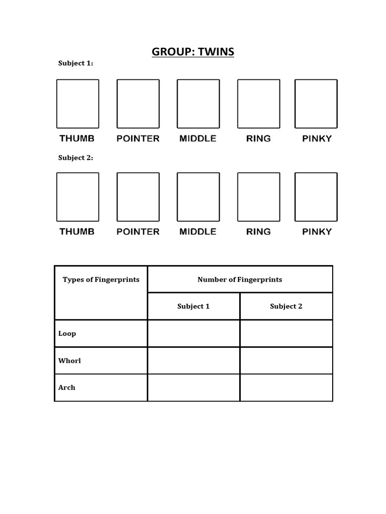 Fingerprinting Card | PDF