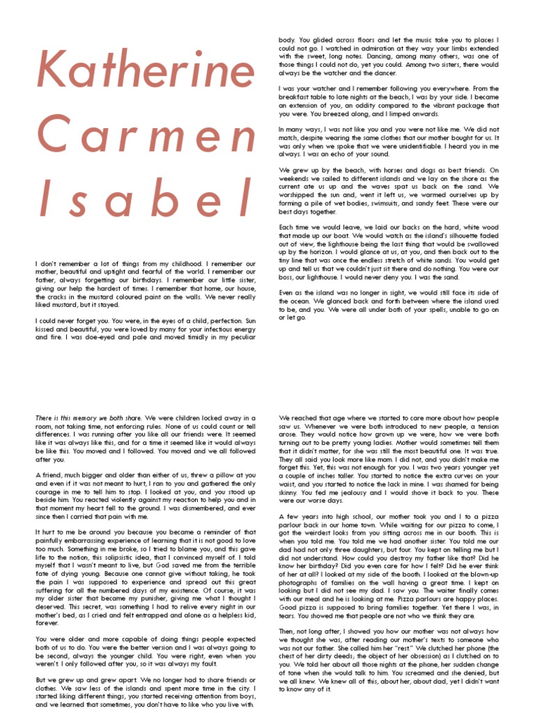 REQ (En 12) Madi Calleja - Katherine Carmen Isabel | PDF