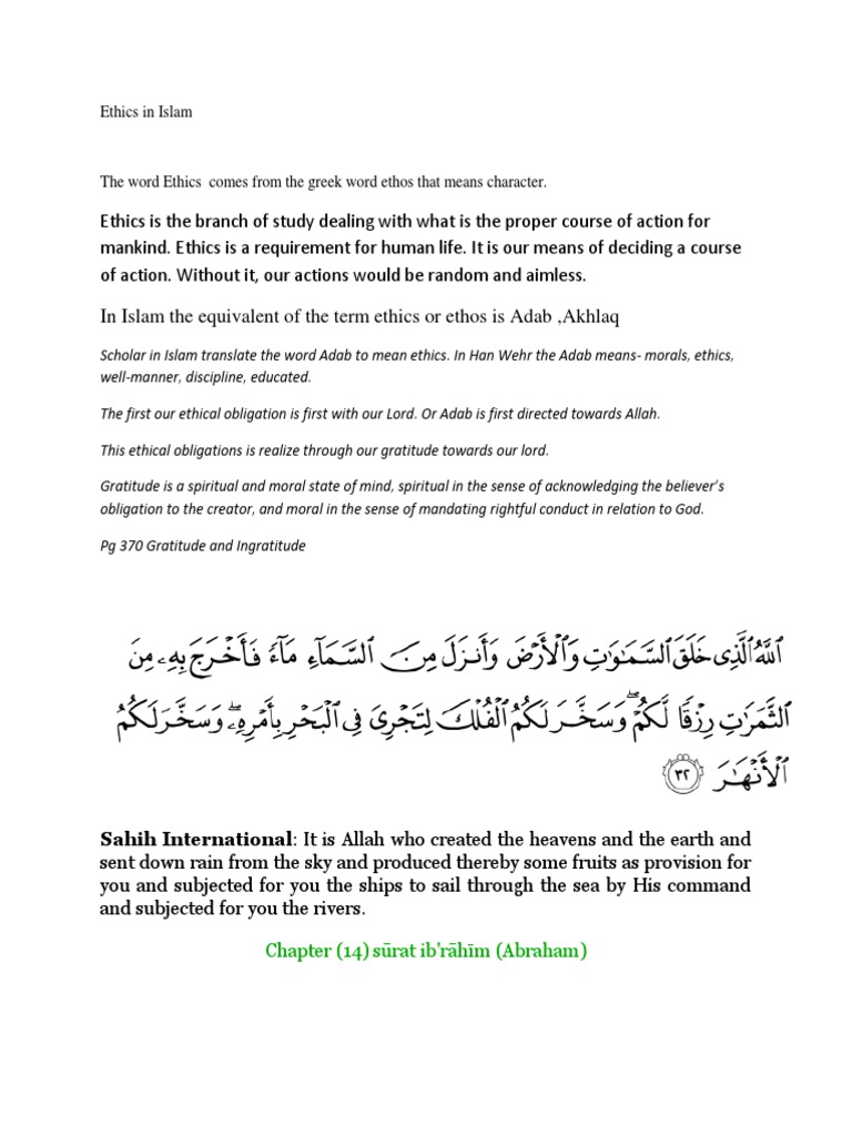 Adab in Islam | Download Free PDF | Patience | Muhammad