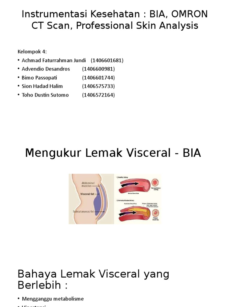 Kelompok 4 - Instrumentasi Kesehatan - BIA, OMRON CT Scan, PSA | PDF