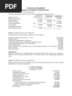 Income Statement Practice Problems | PDF | Net Income | Expense