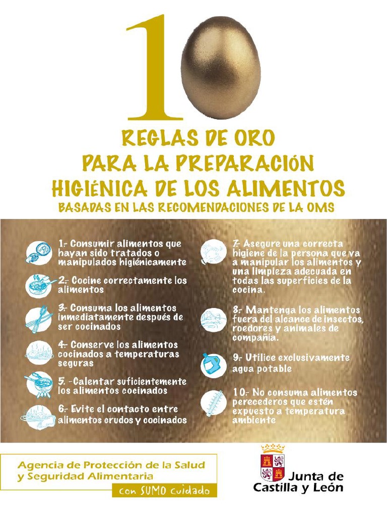 Cartel 10 Reglas Oro De La Oms Pdf