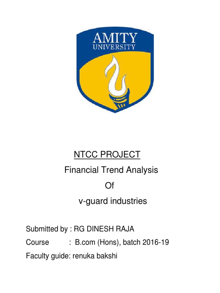 NTCC Project | PDF | Working Capital | Revenue