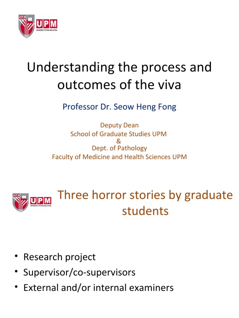 Viva Guide for Grad Students | PDF | Thesis | Cognition