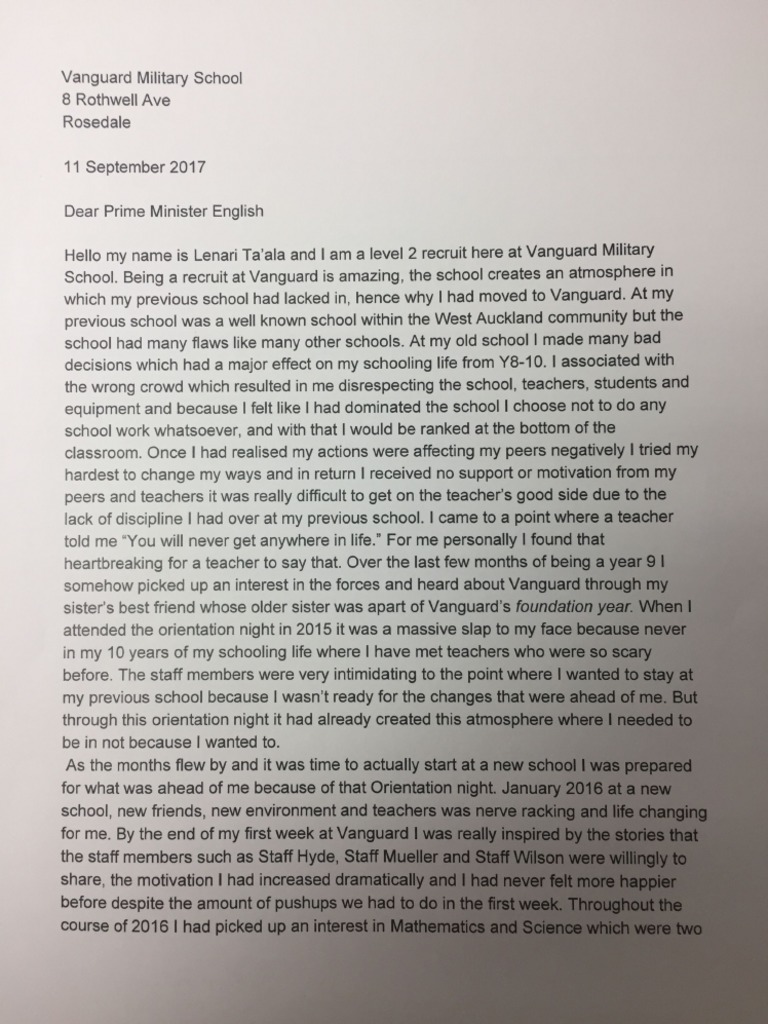 Vanguard Letters | PDF