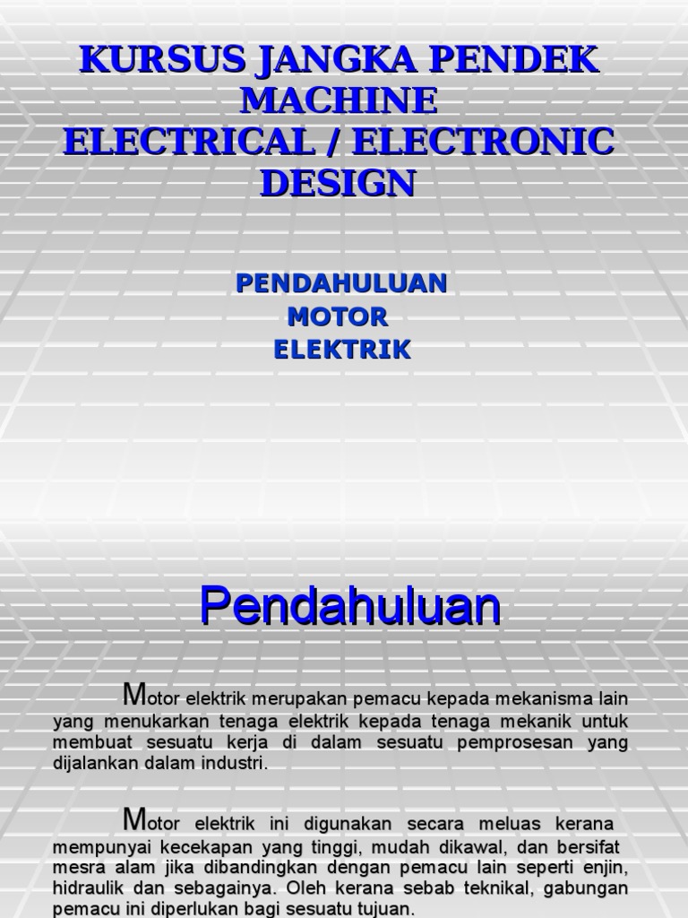 Gambar Rajah Motor Elektrik - Stylecustom