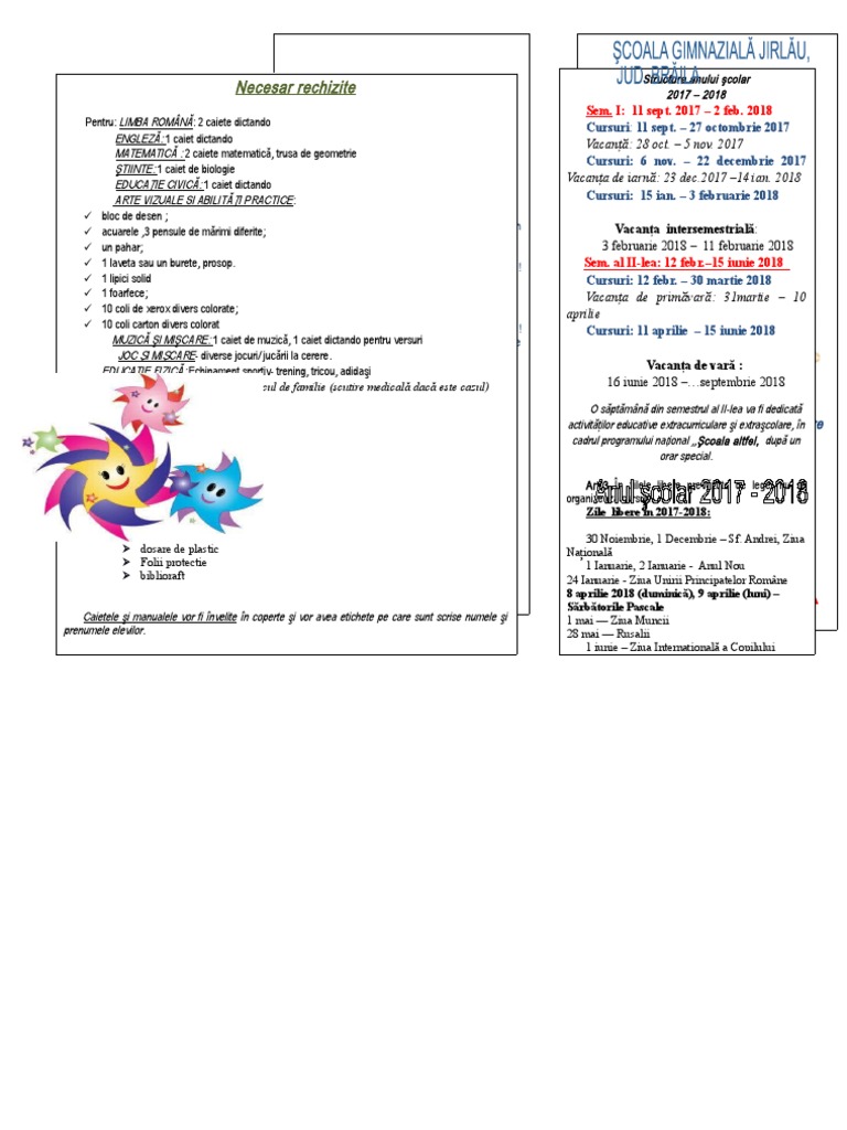 Pliant Clasa a III-A