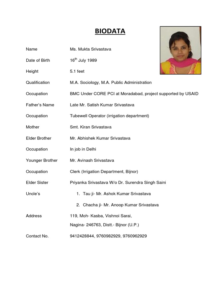 Mukta CV | PDF