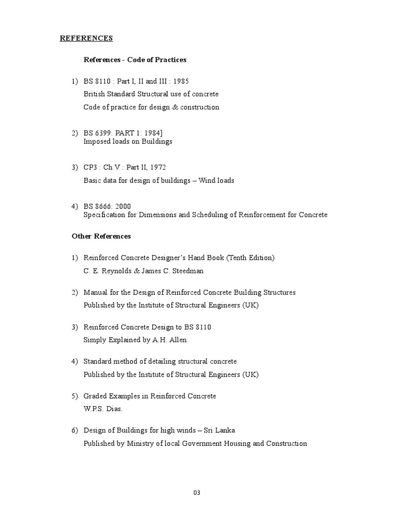 References References - Code of Practices | PDF | Technology & Engineering