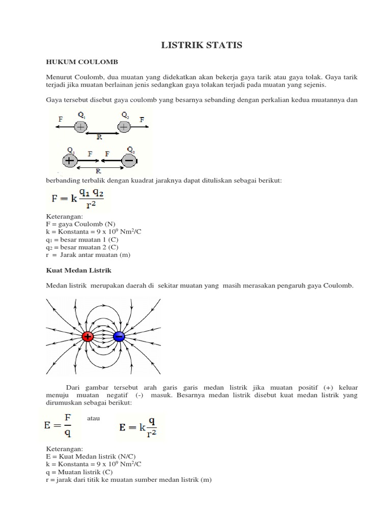 Listrik Statis | PDF
