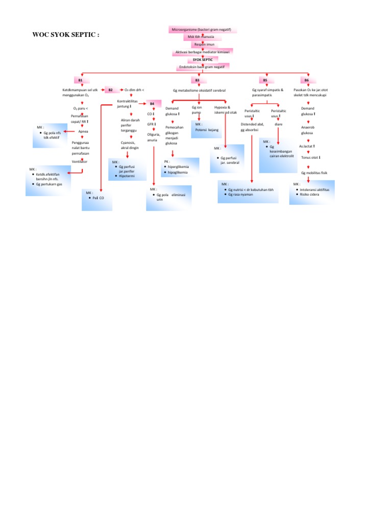 Pathway Sepsis (Syok Septic) | PDF | Sains & Matematika