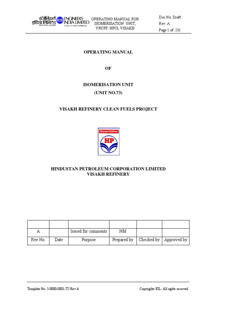 NHT Isom | PDF | Chemical Reactor | Cracking (Chemistry)