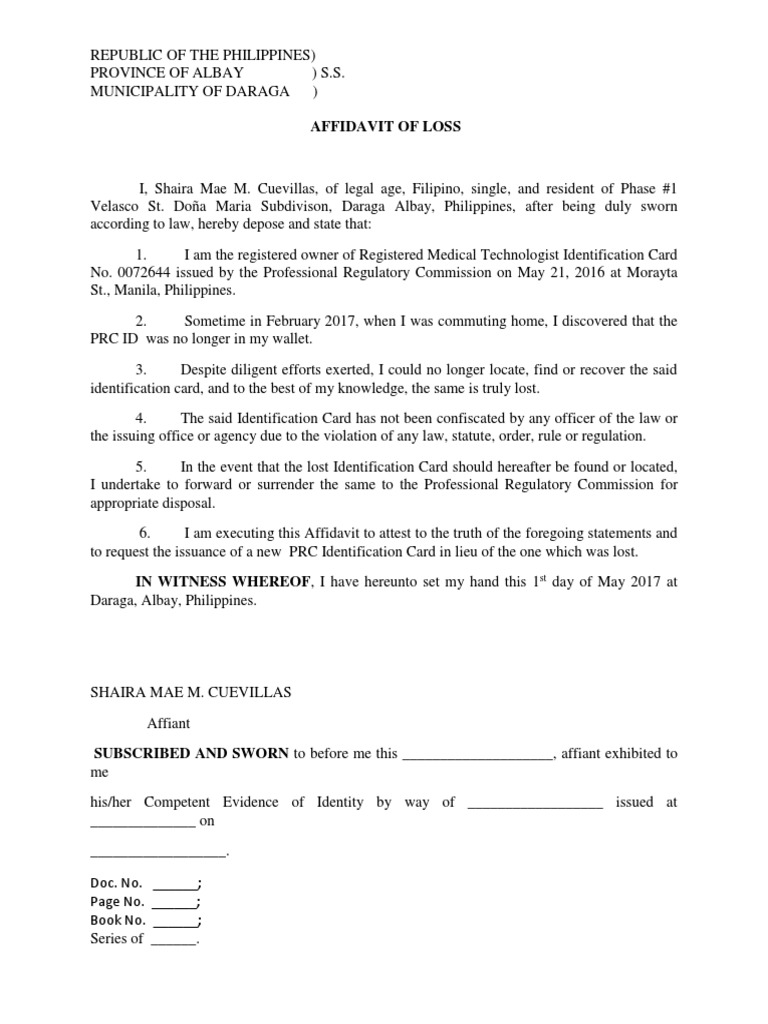 IN WITNESS WHEREOF, I Have Hereunto Set My Hand This 1 | PDF