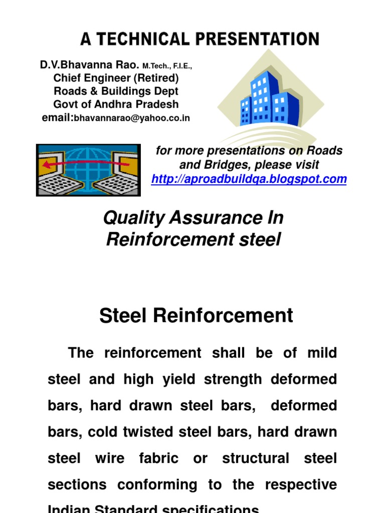 Quality Assurance for Reinforcement Steel | PDF | Ultimate Tensile ...