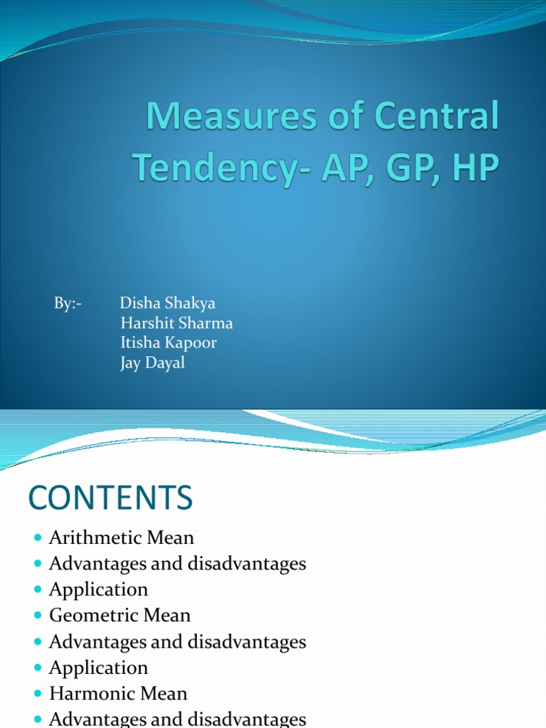 Ap, GP, HP | PDF | Arithmetic Mean | Teaching Mathematics