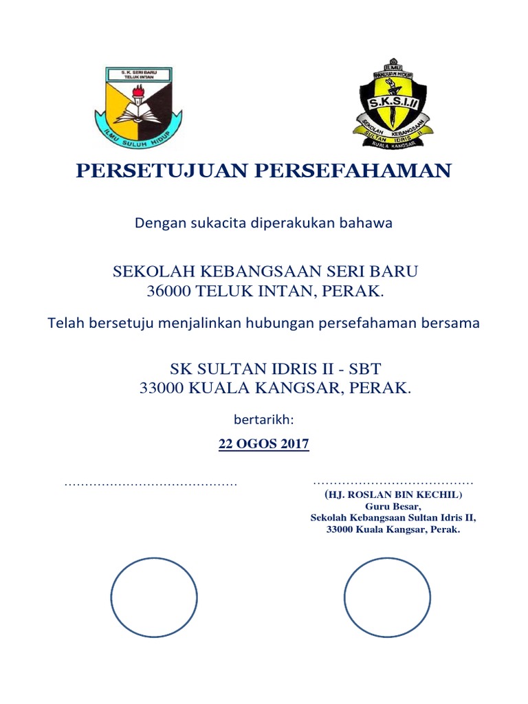 Sijil Mou SKSB Sksi II | PDF